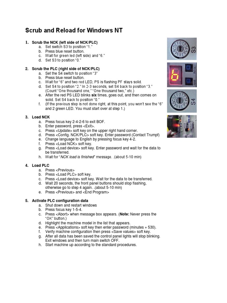 Scrub and Reload For Windows NT - Docx TRADUCIDO | PDF | Computing | Security
