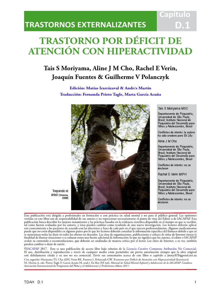 D.1 ADHD Spanish 2017 | PDF | Desorden hiperactivo y deficit de ...