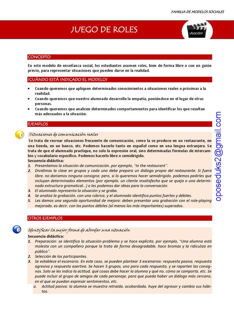 10 Ficha Juego de Roles | PDF | Juegos de rol | Comunicación