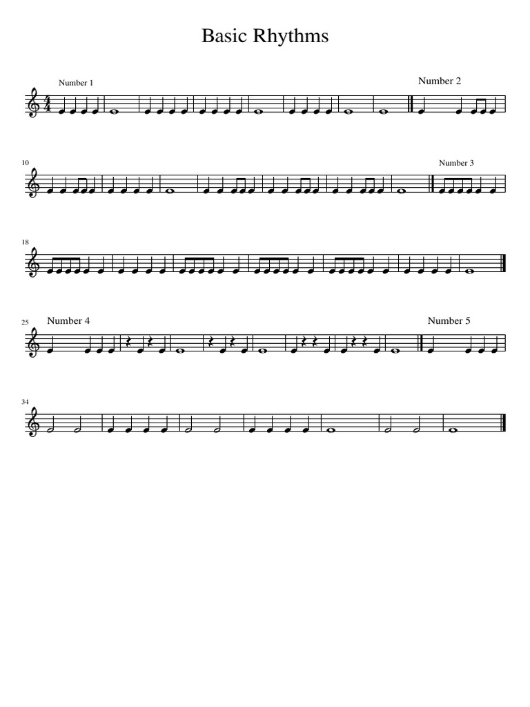 Basic Rhythms | PDF