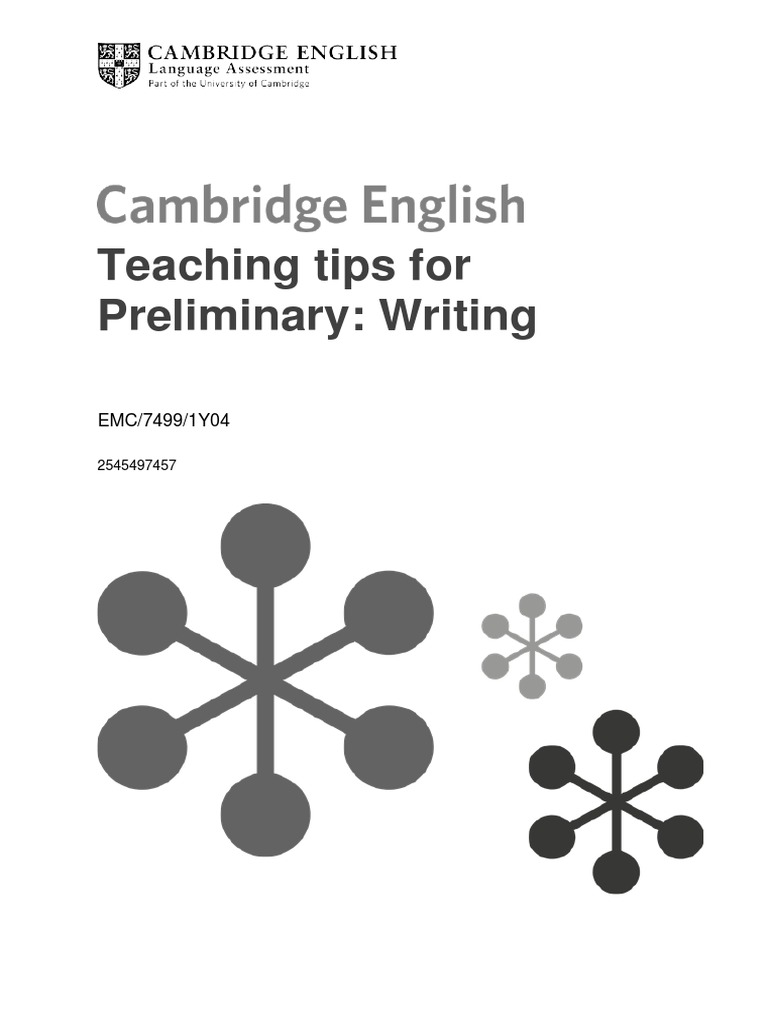 Teaching Tips For Preliminary: Writing: EMC/7499/1Y04 | PDF | Question ...