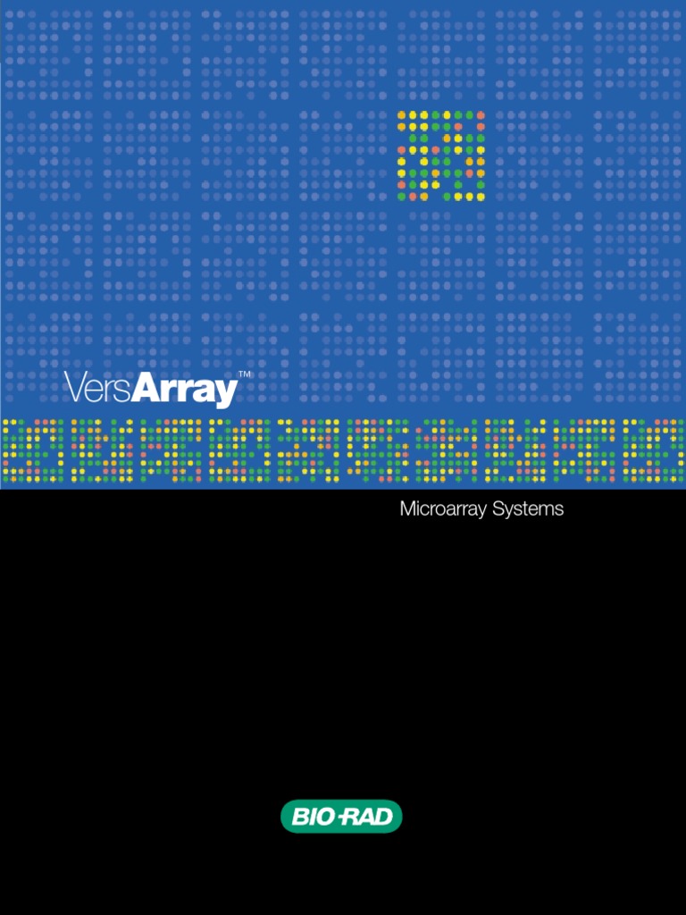 Versarray: Microarray Systems | PDF | Dna Microarray | Image Scanner