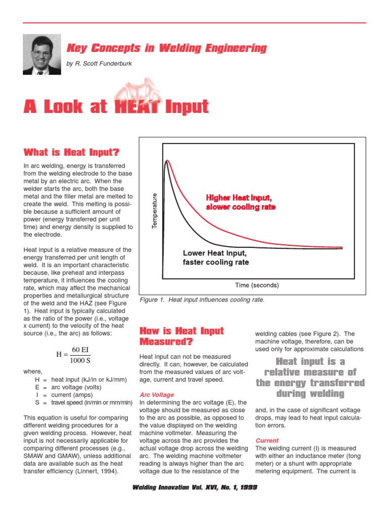 Key Concepts 2 Heat Input | PDF | Welding | Construction