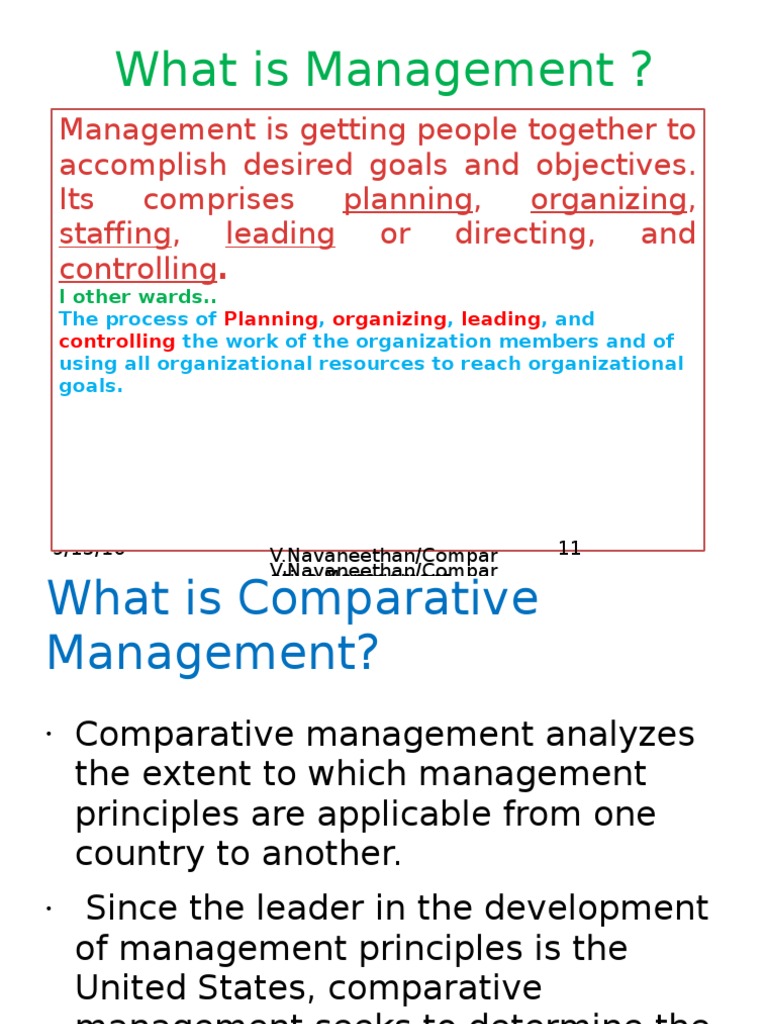 Comparative Management (1) | Motivation | Self-Improvement