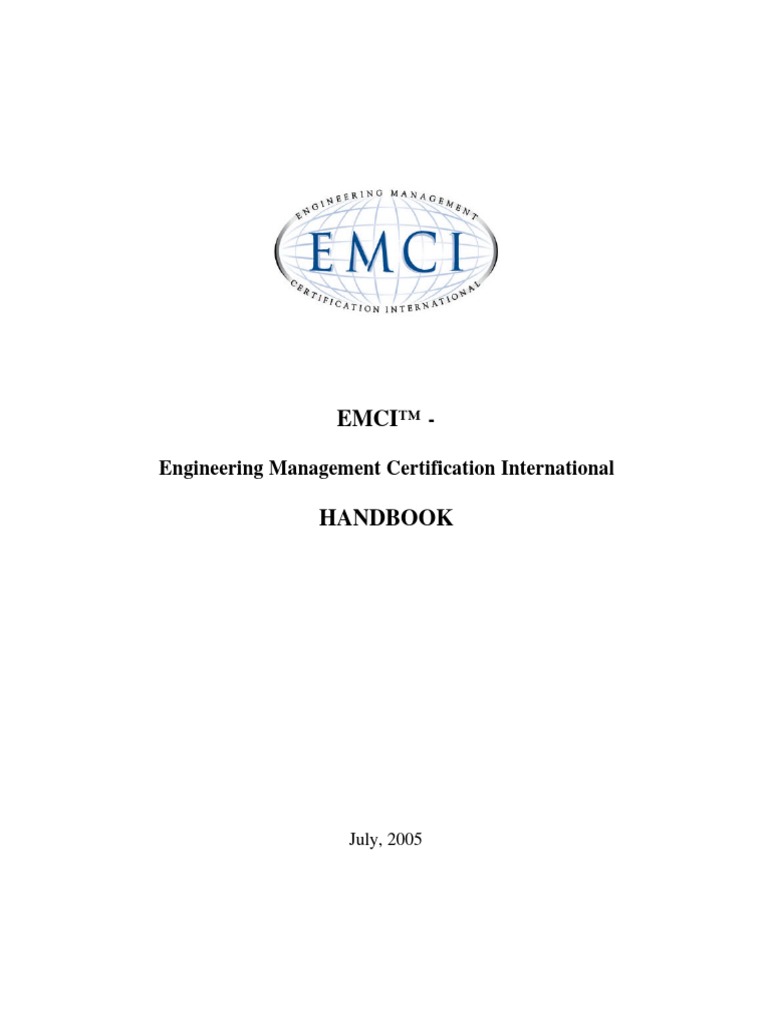 Emci™: - Engineering Management Certification International | PDF ...
