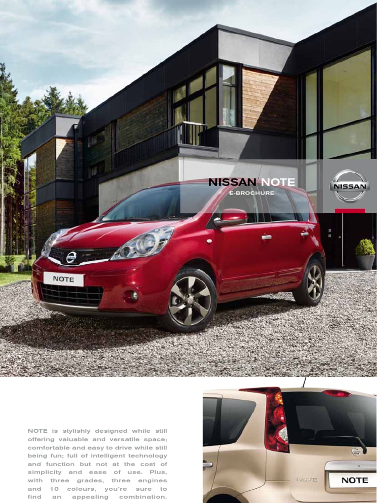 Nissan Note Spec | Fuel Economy In Automobiles | Manual Transmission