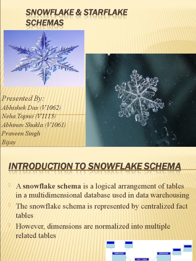 Snowflake & Starflake | PDF | Data Warehouse | Xml Schema