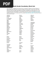 C1 CEFR Vocabulary Word List - Words for Advanced Students 2 | PDF