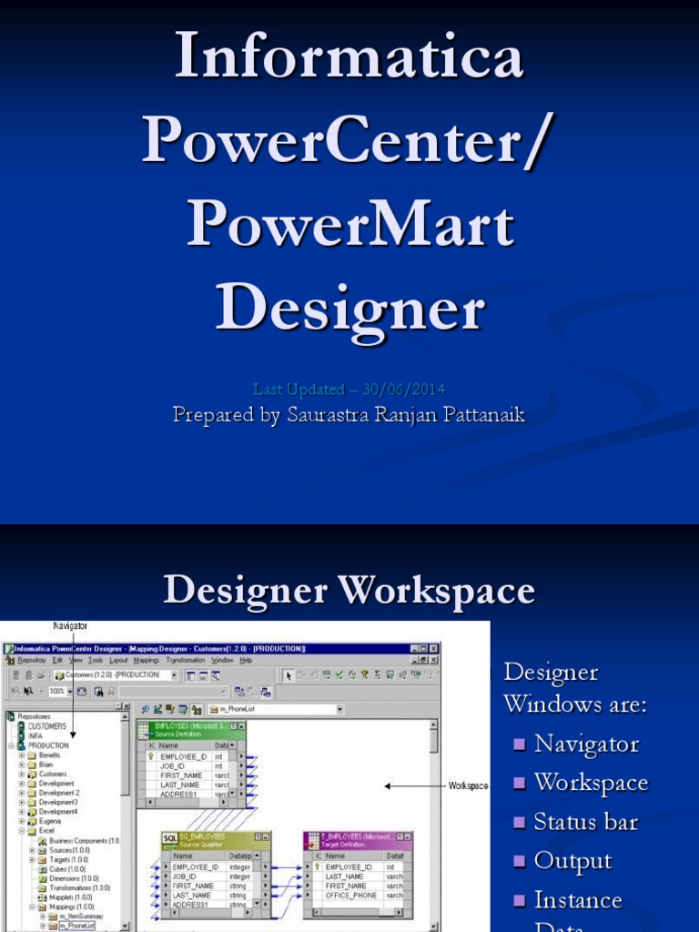 Informatica Designer Module | PDF | Data | Software