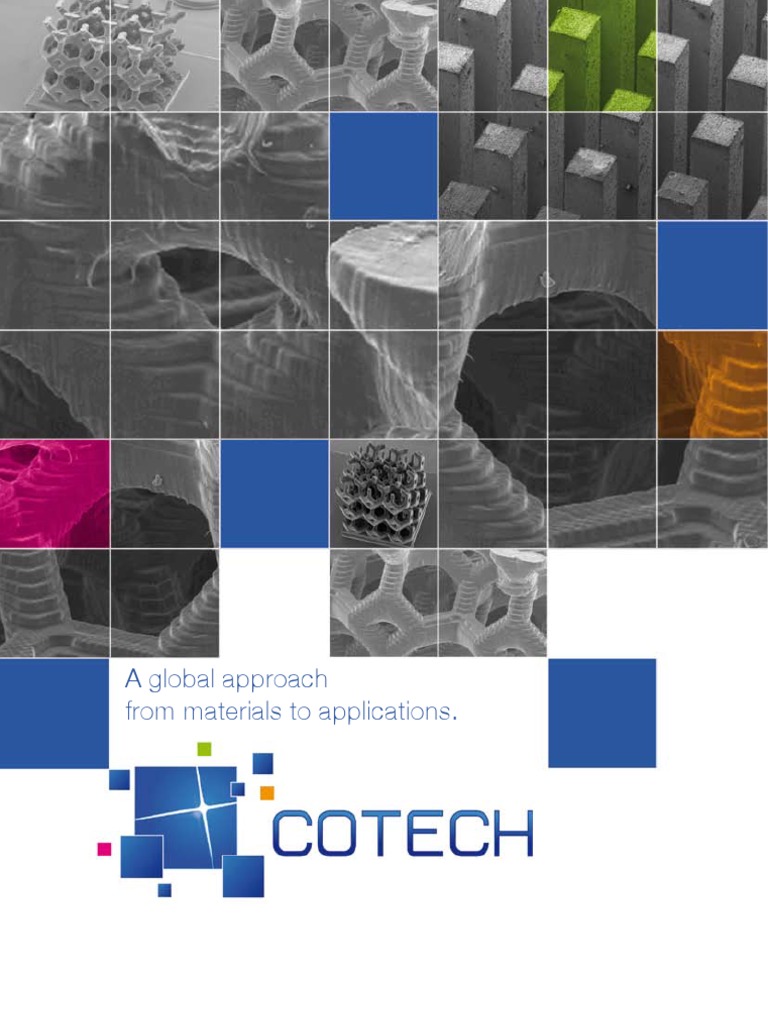 COTECH: A Global Approach From Materials To Applications. | PDF ...