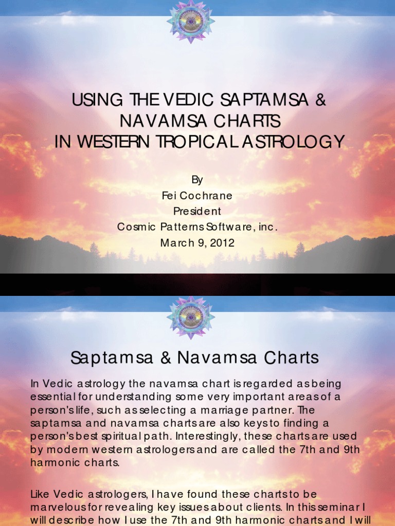 Saptamsa and Navamsa Charts PDF | PDF | Esoteric Cosmology | Astrology