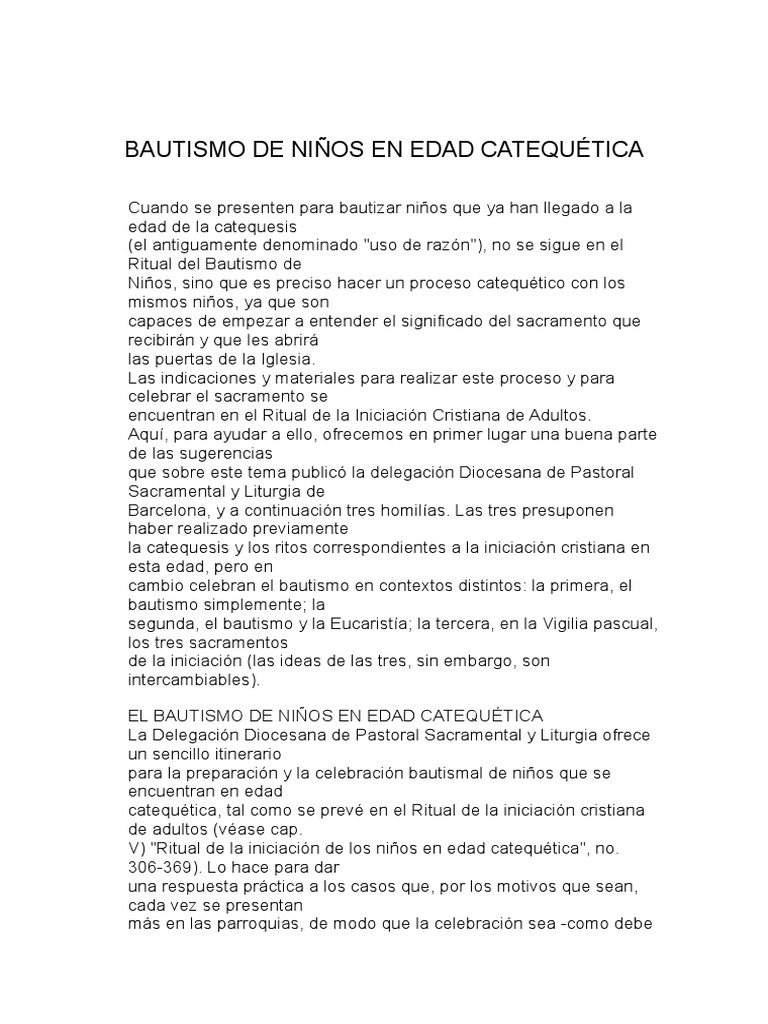 Hasta Que Edad Se Puede Bautizar A Un Niño - Actividad del Niño Hasta Que Edad Se Puede Bautizar A Un Niño - Actividad del Niño