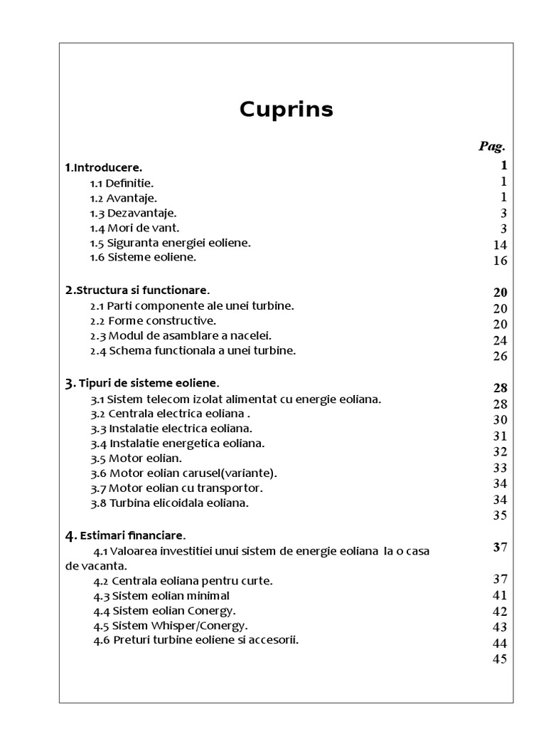 Cuprins: .Structura Si Functionare | PDF