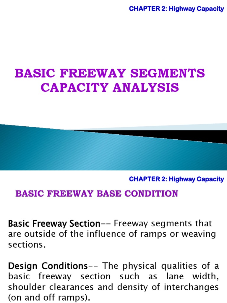Chapter 2b (TRAFFIC ENGINEERING BFC 32302) | PDF | Lane | Controlled ...