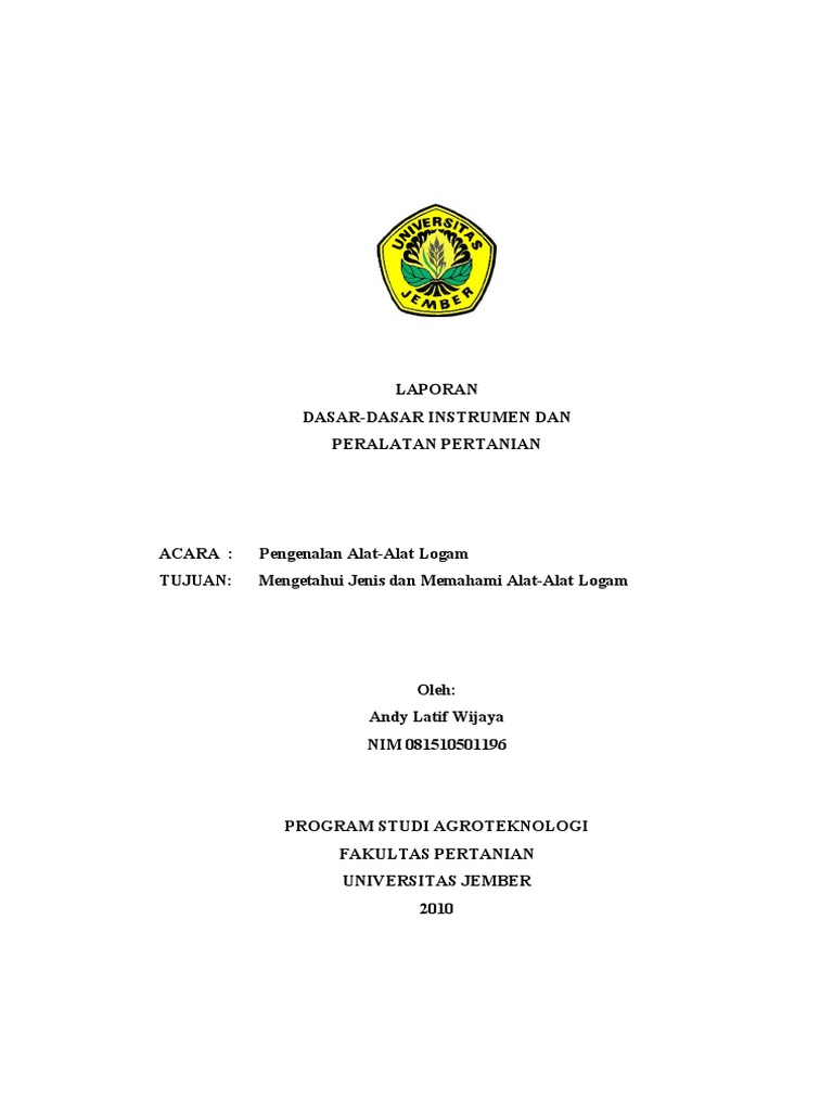 Alat Semprot Pertanian: Jenis & Kalibrasi | PDF