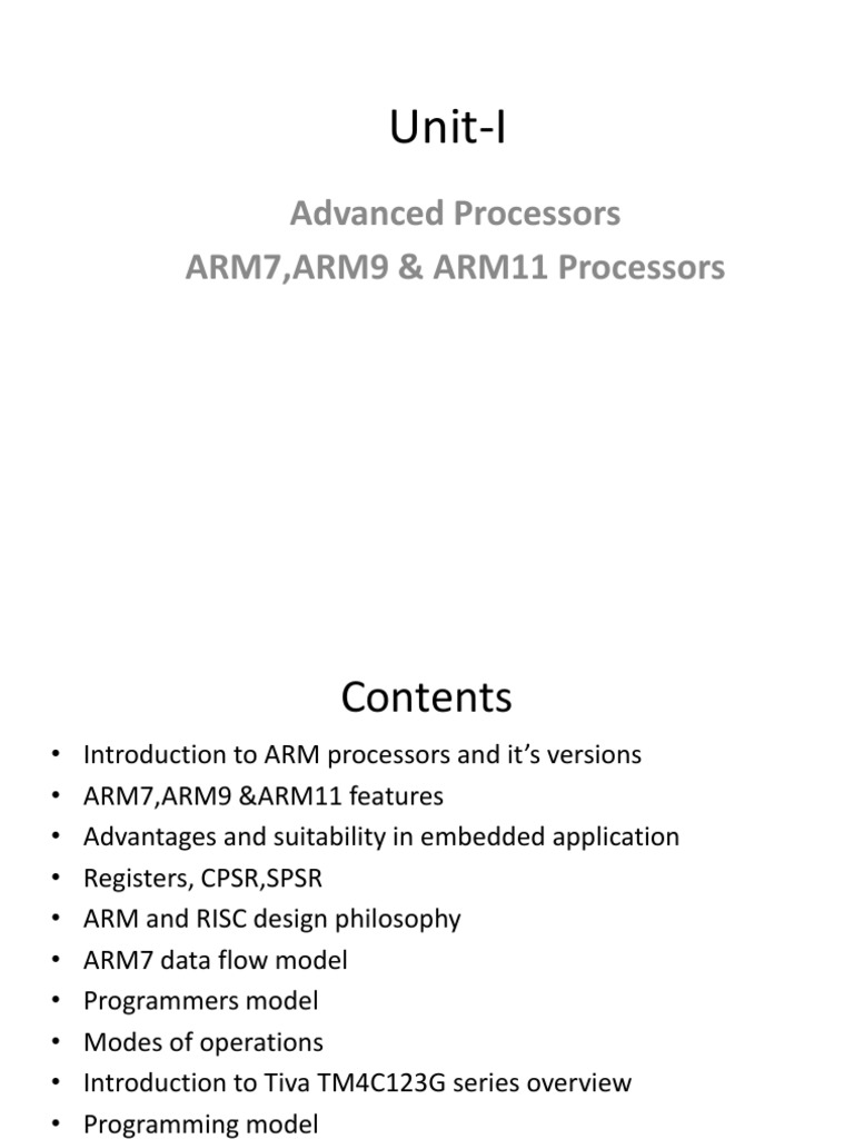 ARM7,9,11 Processor | Download Free PDF | Arm Architecture | Central ...