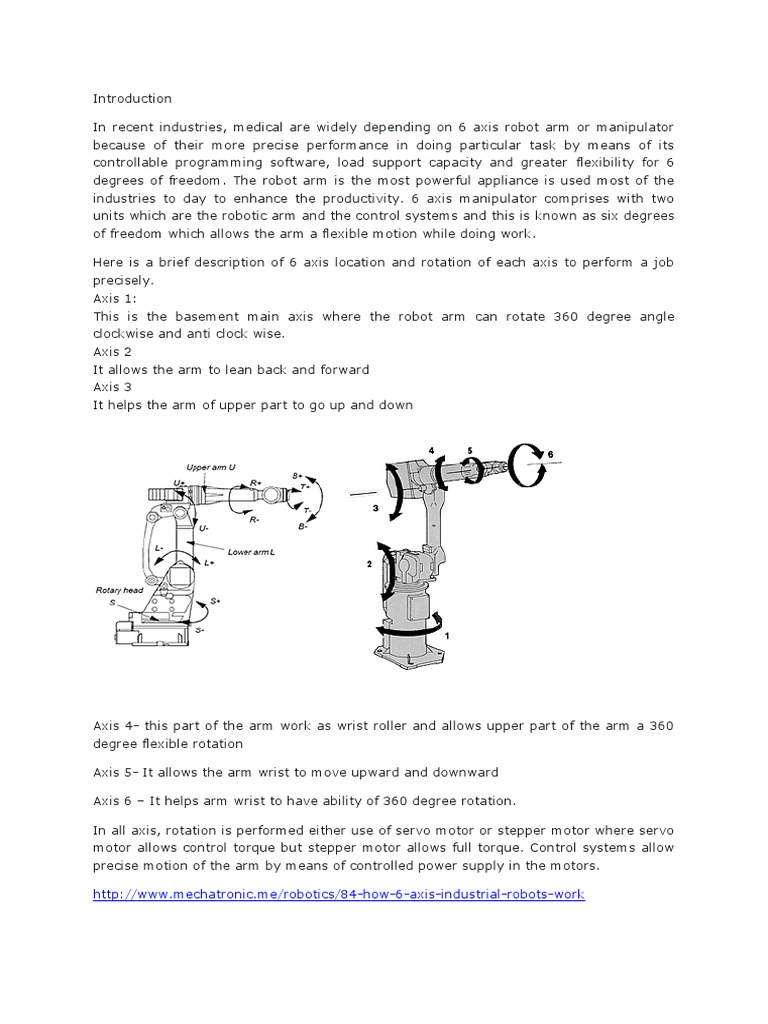 6 Axis Robot Arm | PDF | Quantitative Research | Qualitative Research