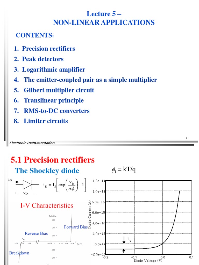 Analysis And Characterization Of A Buffered Precision Peak Rectifier Circuit Pdf Detector