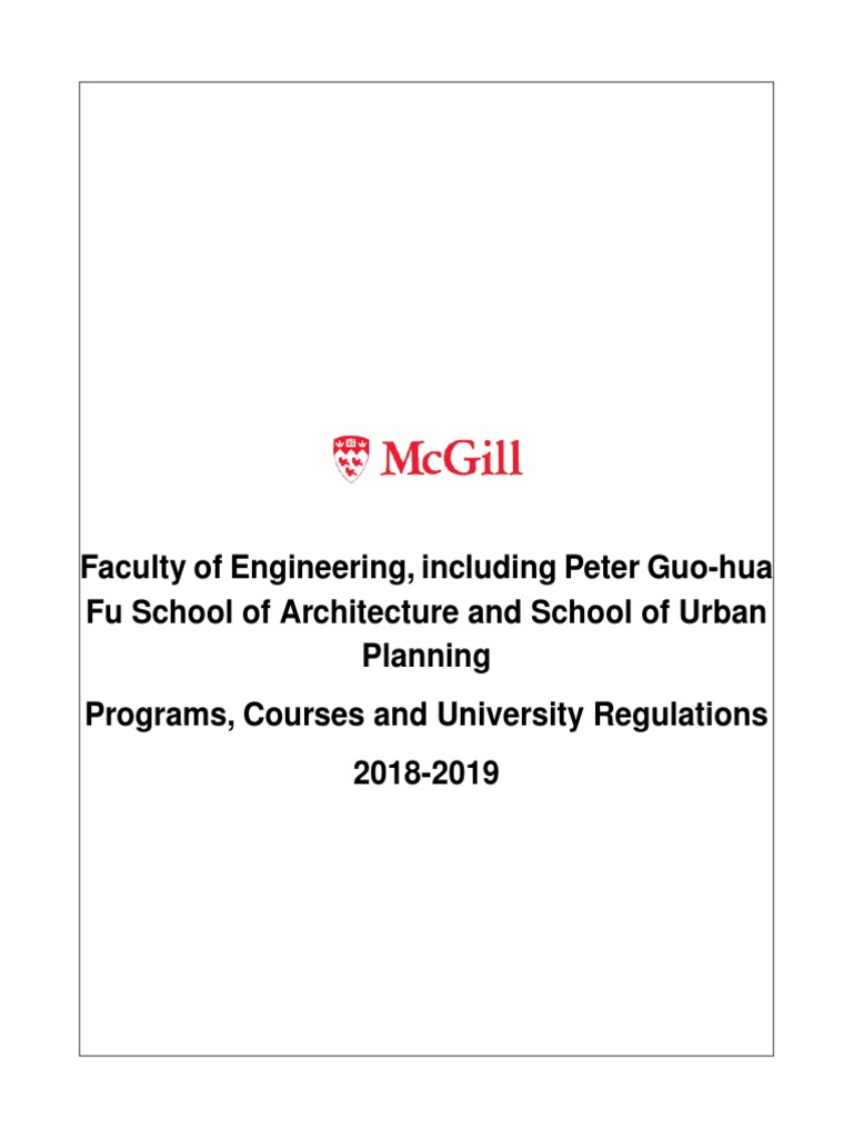 Engineering Undergraduate 2018-2019 | PDF | Academic Degree ...