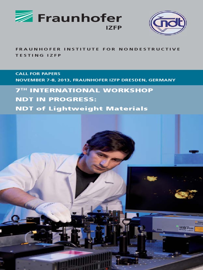 7th NDT in Progress | PDF | Nondestructive Testing | Business