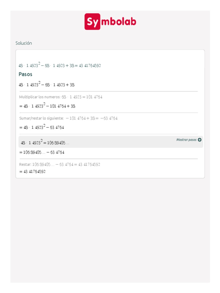 Calculadora para El Determinante de Una Matriz - Symbolab | PDF