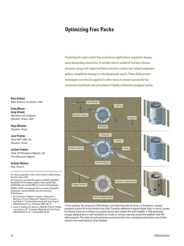 03 Optimizing Frac Packs | PDF | Hydraulic Fracturing | Viscosity