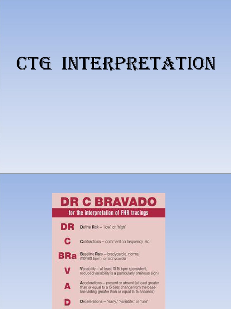 CTG | PDF | Medical Specialties | Medicine