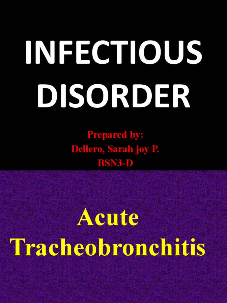 Acute Tracheobronchitis & Pneumonia Guide | PDF | Pneumonia | Bronchitis
