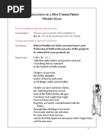 Guide For Commentator and Lector | PDF | Mass (Liturgy) | Jesus