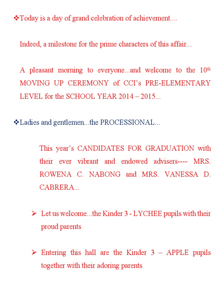 Moving Up Script by Liezl Ann | PDF