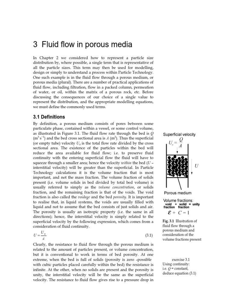 Kermit E Brown FLuids Flow Porous Media | PDF | Porous Medium | Porosity