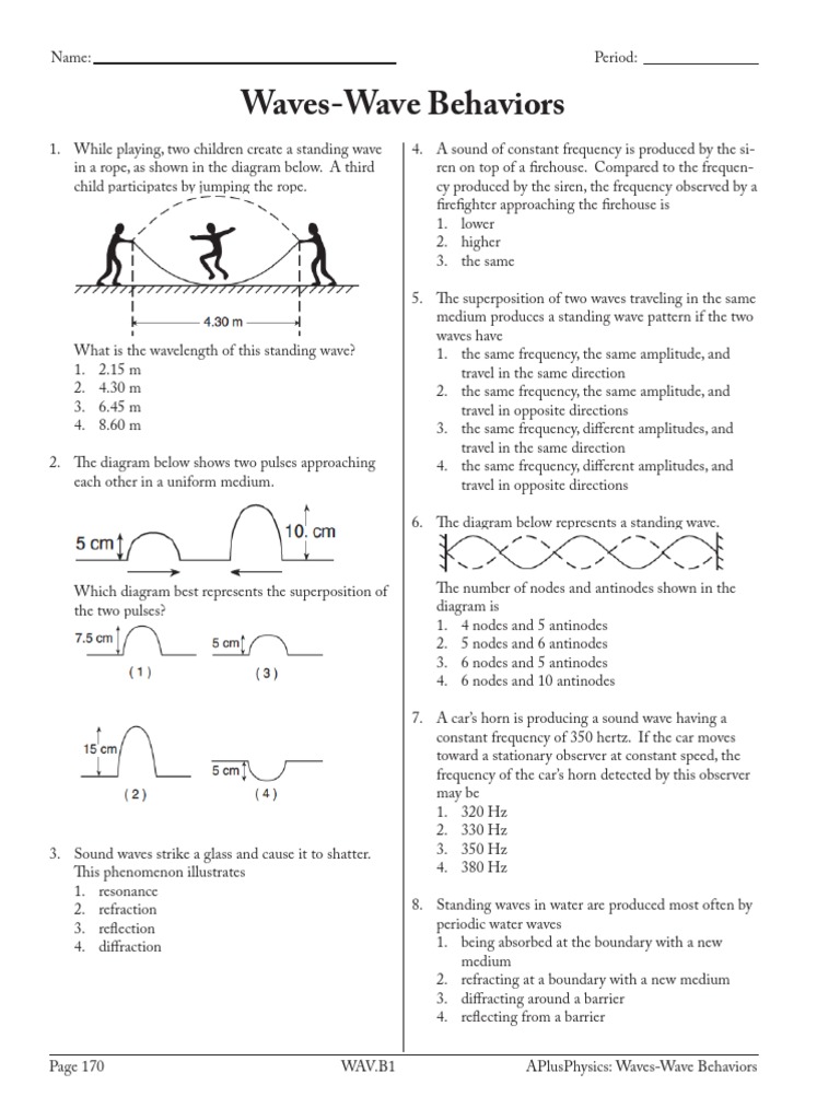 30 Waves-Wave Behaviors | PDF | Waves | Sound