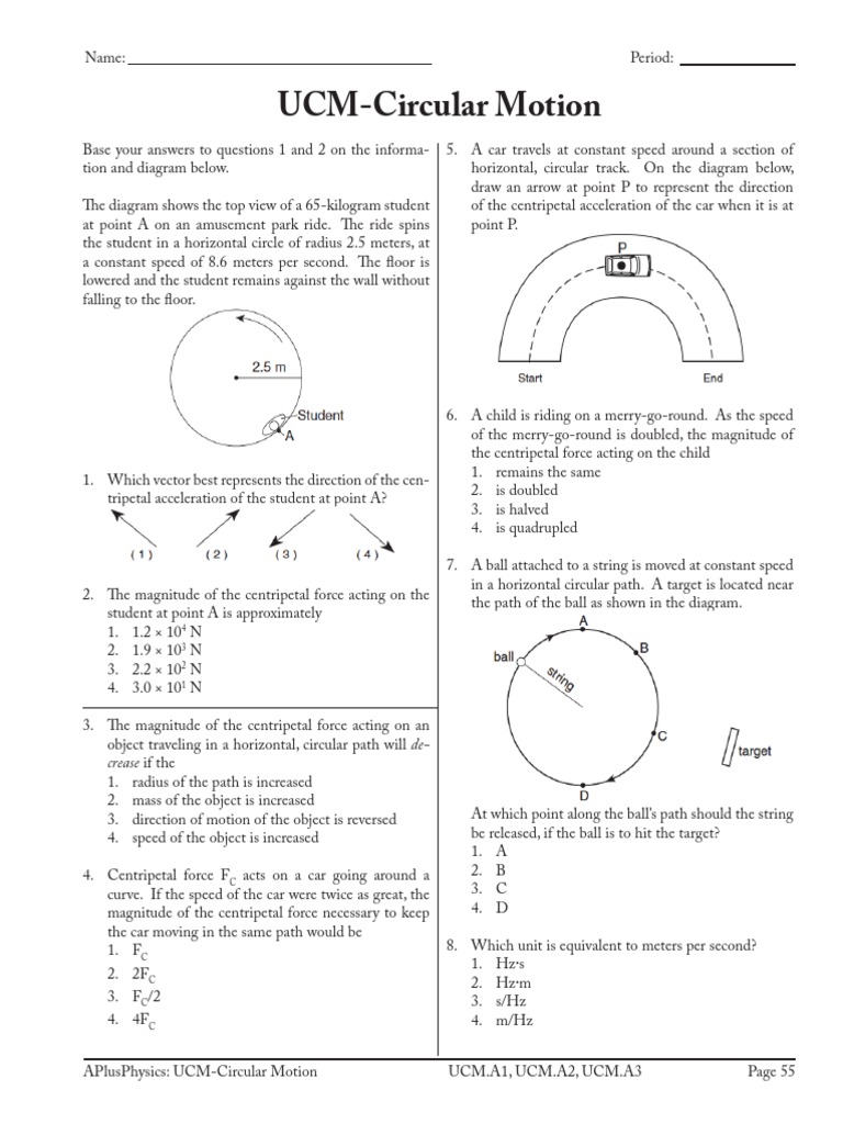 12 UCM-Circular Motion | PDF | Acceleration | Speed