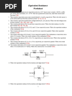 Equivalent Resistance With Complex Practice Problems Ipc PDF | PDF ...