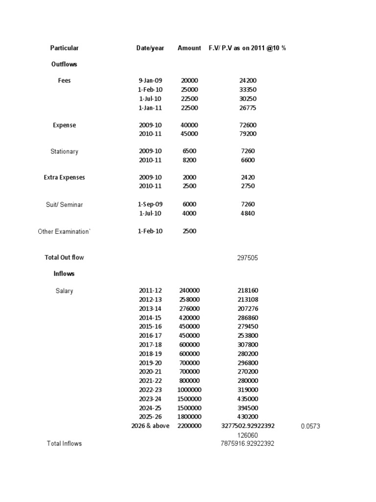 NPV MBA | PDF | Financial Economics | Investing