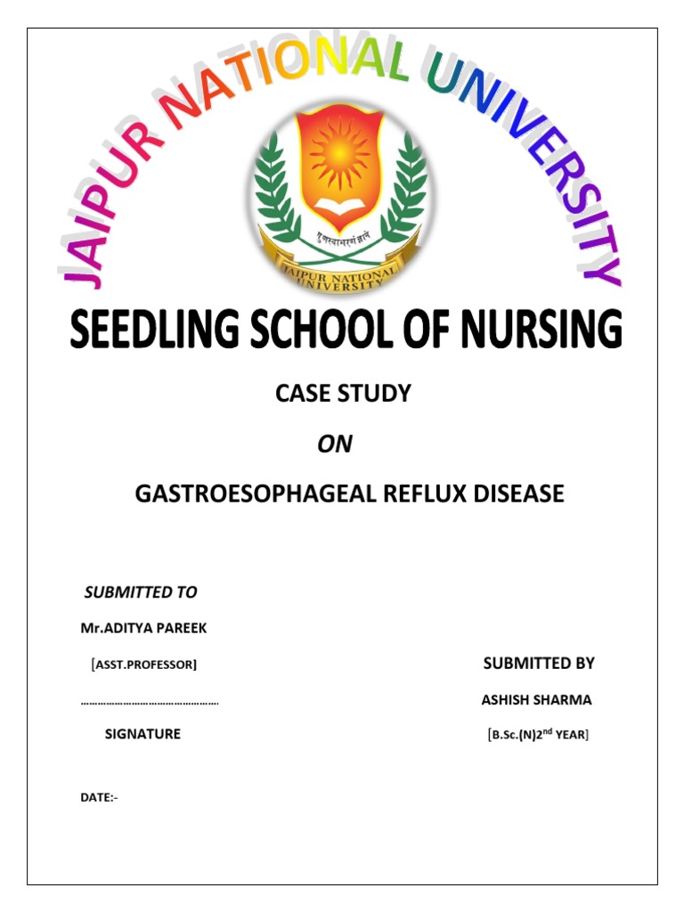 Case Study On Gerd | PDF