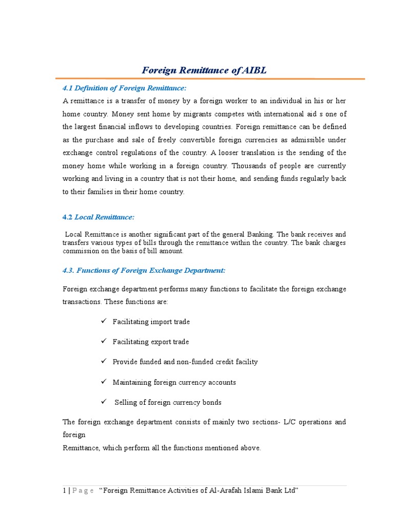 Al-Arafah Bank of Khaled | PDF | Remittance | Money Order