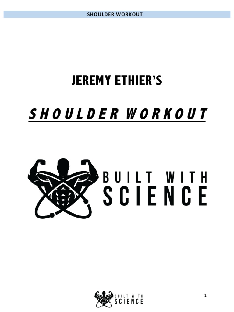 Shoulder Workout PDF Builtwithscience - Com .01 PDF | Download Free PDF ...