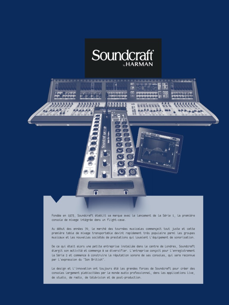 Sound Craft | PDF | Technologie sonore | Ingénierie audio