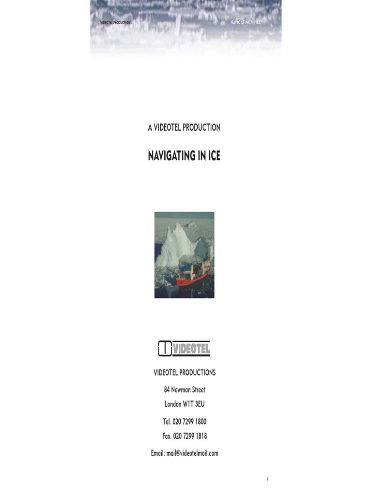 Navigating in Ice | PDF | Ice | Water Ice