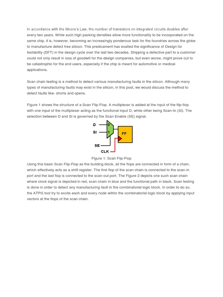 Overview of Scan Insertion | PDF | Integrated Circuit | Digital Electronics