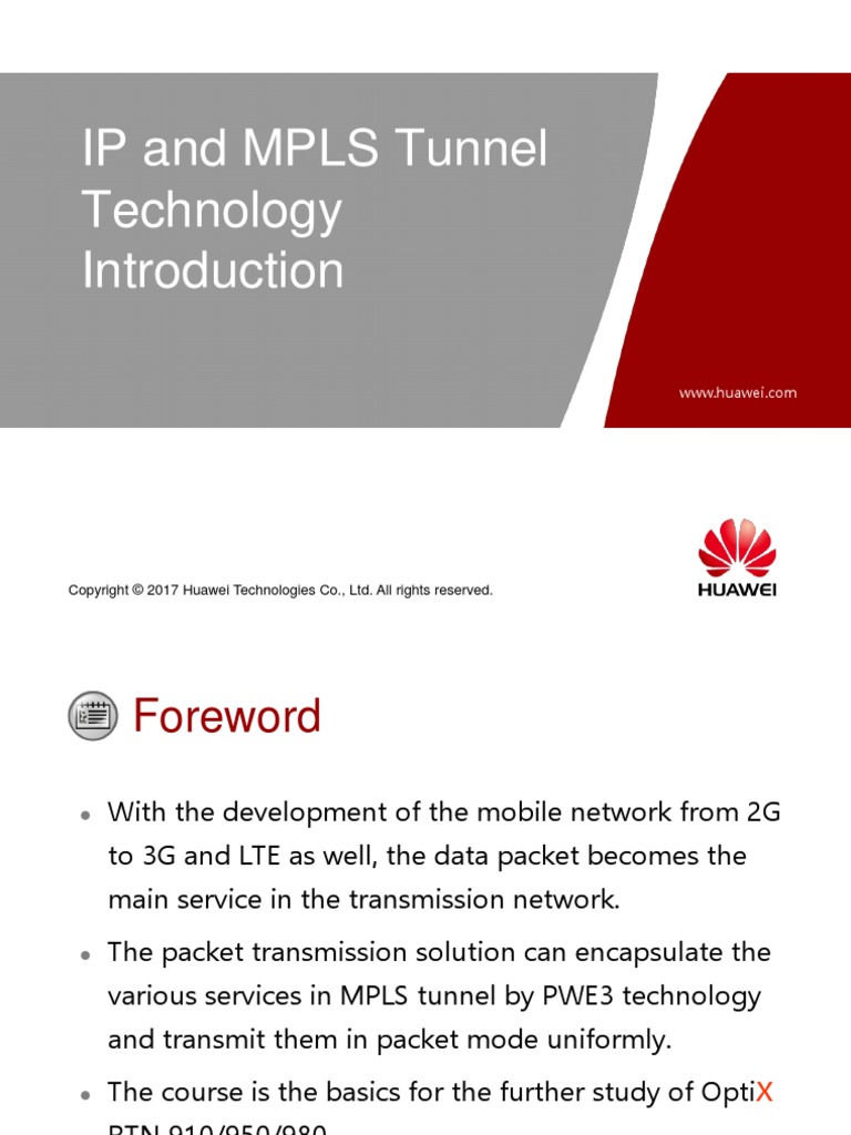05-IP and MPLS Tunnel Introduction | PDF | Multiprotocol Label Switching | Networking