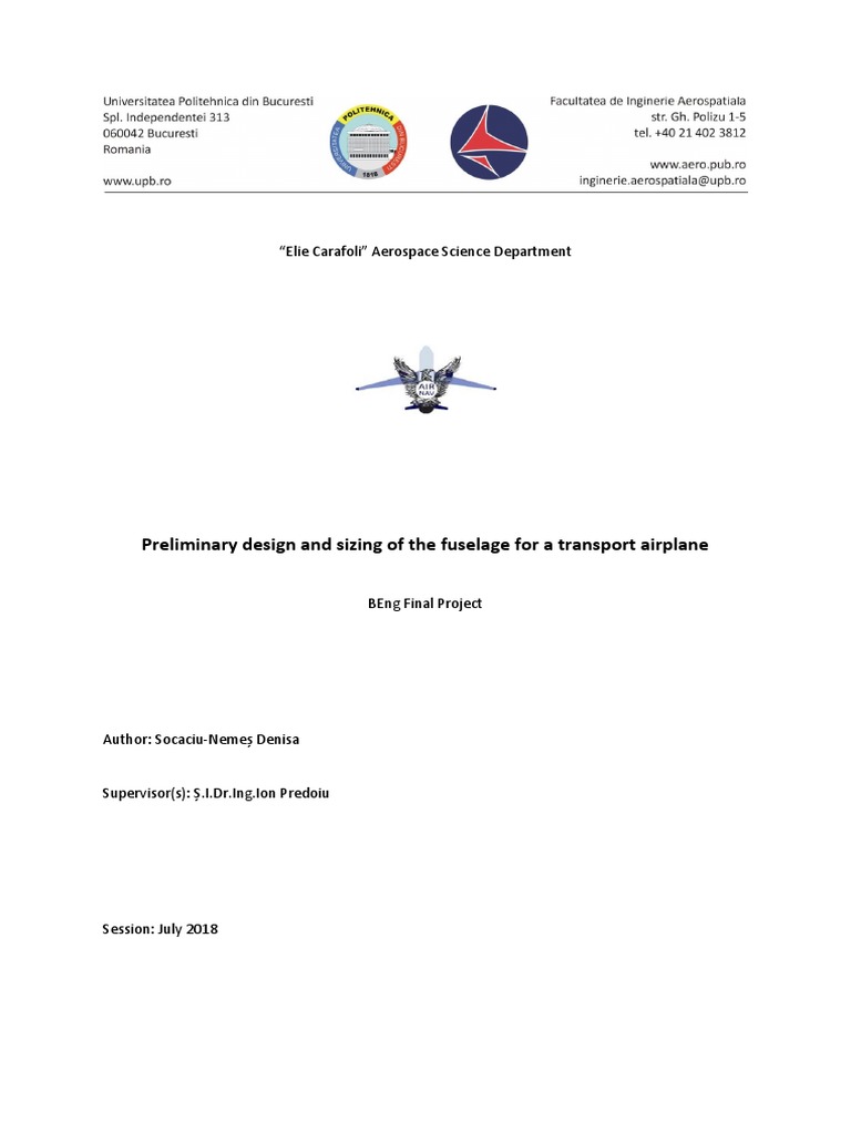 The Fuselage Design | PDF | Landing Gear | Aircraft