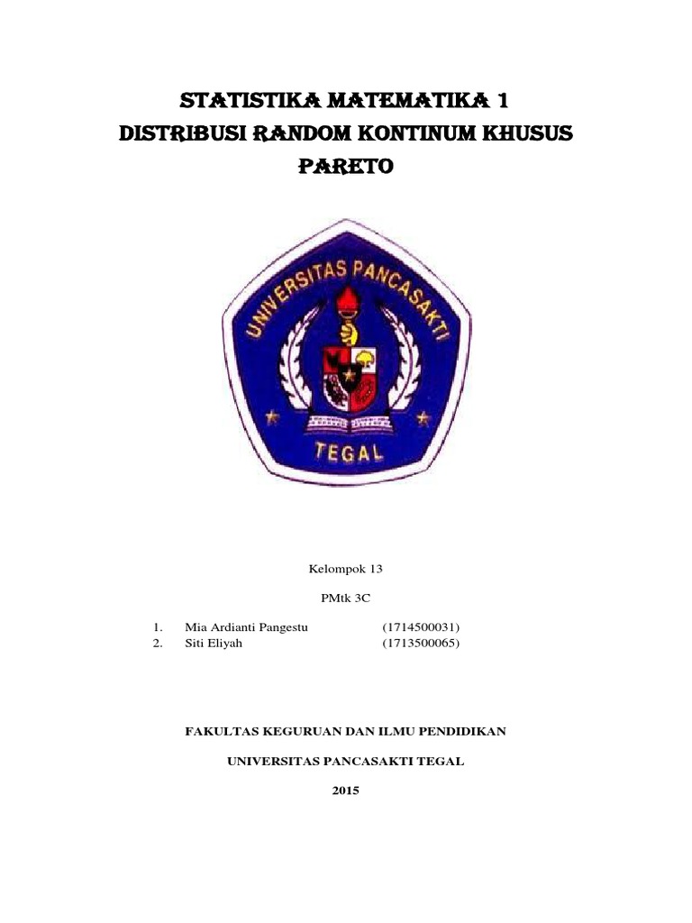 Distribusi Pareto dalam Statistika | PDF