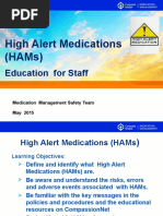 High Alert: Medications | PDF | Intensive Care Unit | Medicine