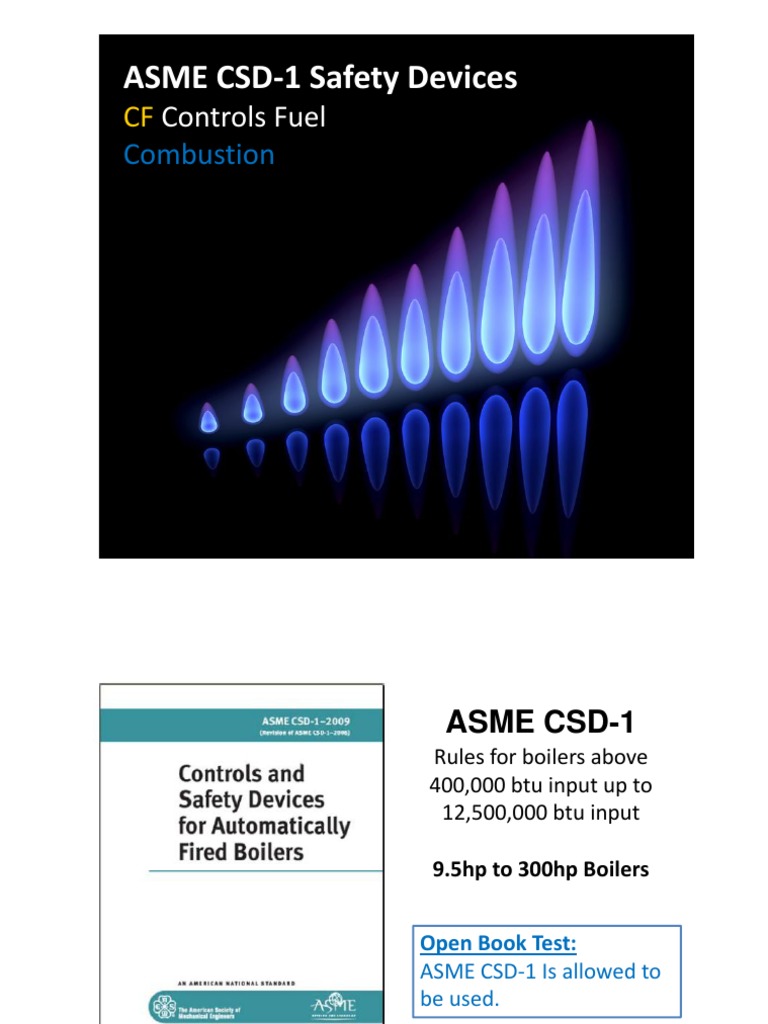 Asme CSD-1 2009 | PDF | Boiler | Combustion Asme CSD-1 2009 | PDF | Boiler | Combustion