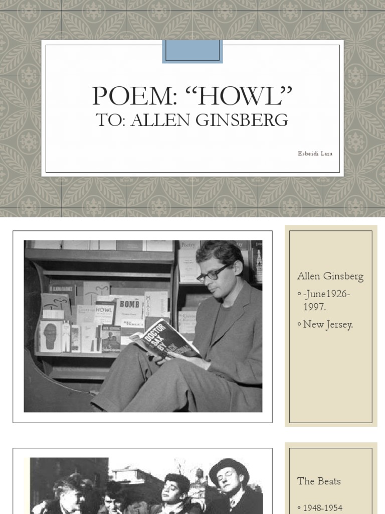 Howl Poem | PDF