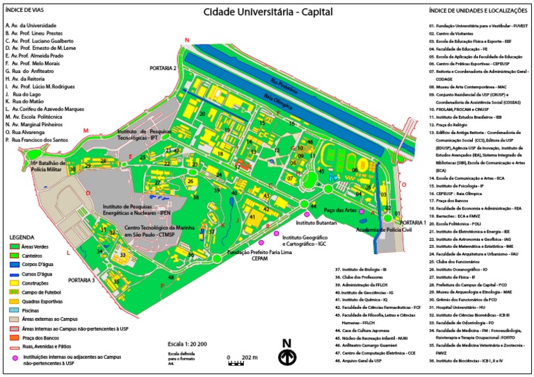Mapa Usp | PDF | Academia | Science