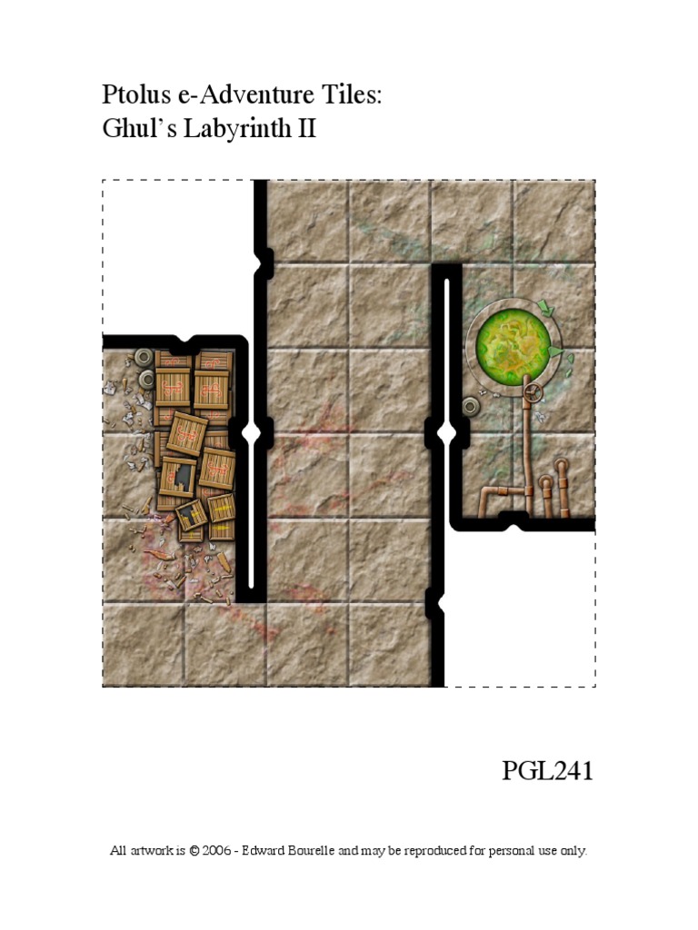 Tiles Boardgame - SKG PGL241bonus - Ghul's Labyrinth II - Ptolus E ...