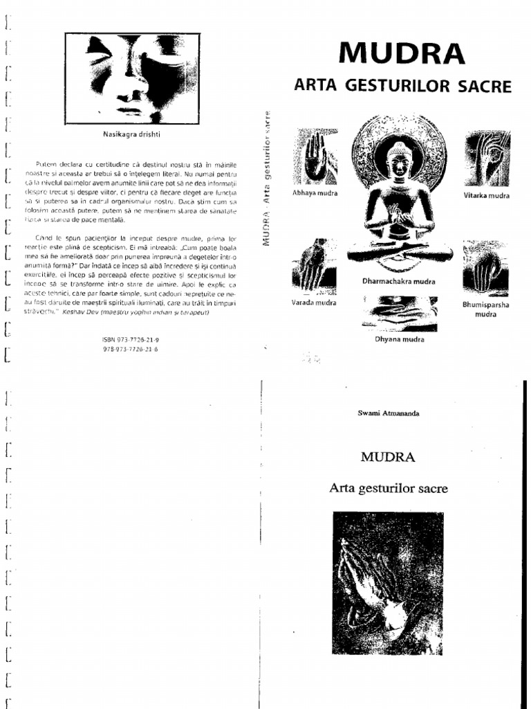 Swami Atmananda - MUDRA - Arta Gesturilor Sacre PDF | PDF